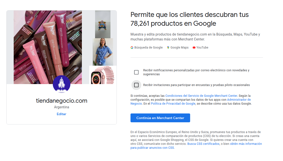 ¿Cómo configurar Google Merchant Center? – Tienda Negocio